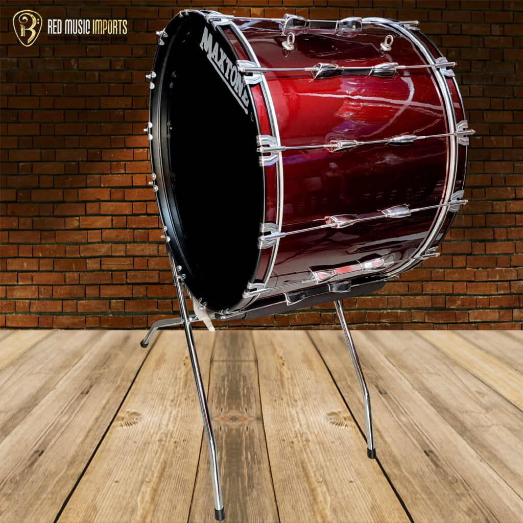 Bombo Maxtone color guinda - Red Music Imports